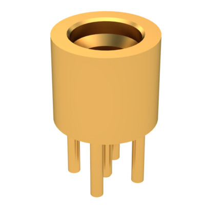 SMP-MAX / STRAIGHT MALE RECEPTACLE FOR PCB SNAP TYPE SOLDER LEGS