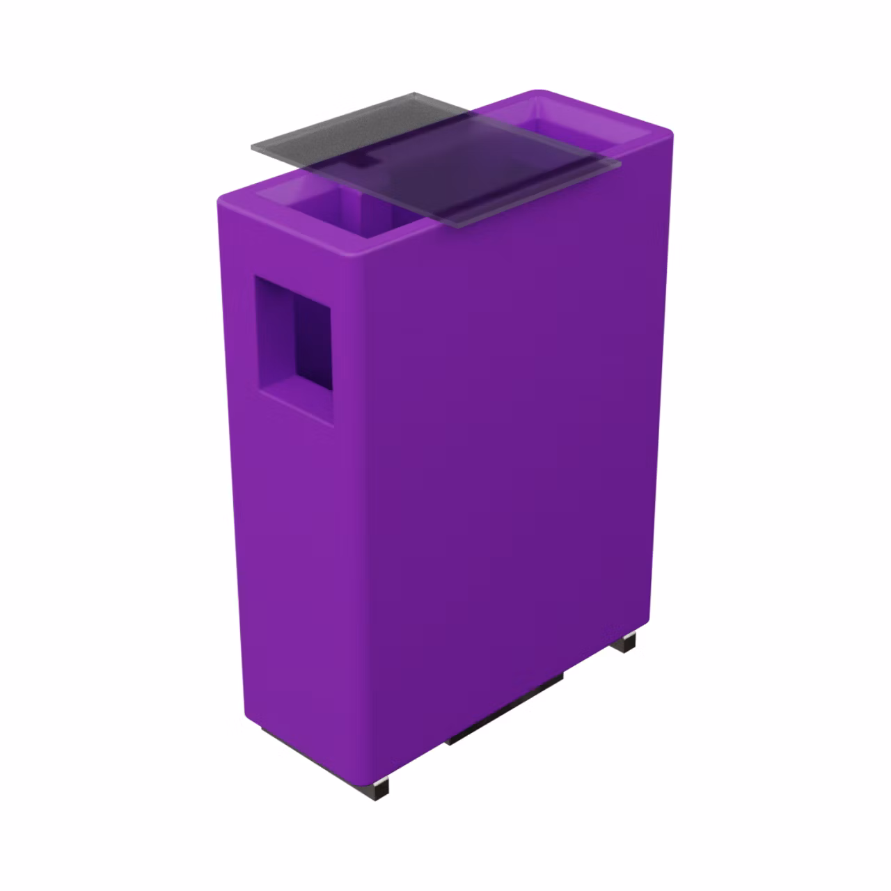 ConnTAK50 Header, Single Row, Vertical, Surface Mount, 4 Circuits, Key D, Violet, with Pick-and-Place Tape for sale