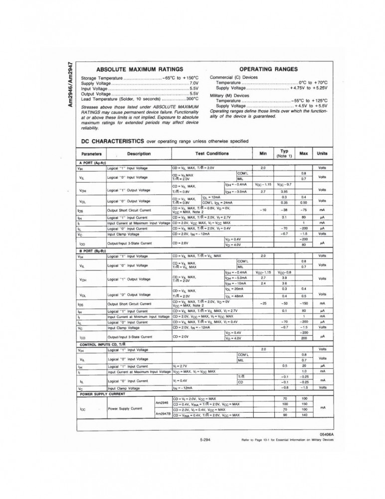 2946/BRA datasheet page 5