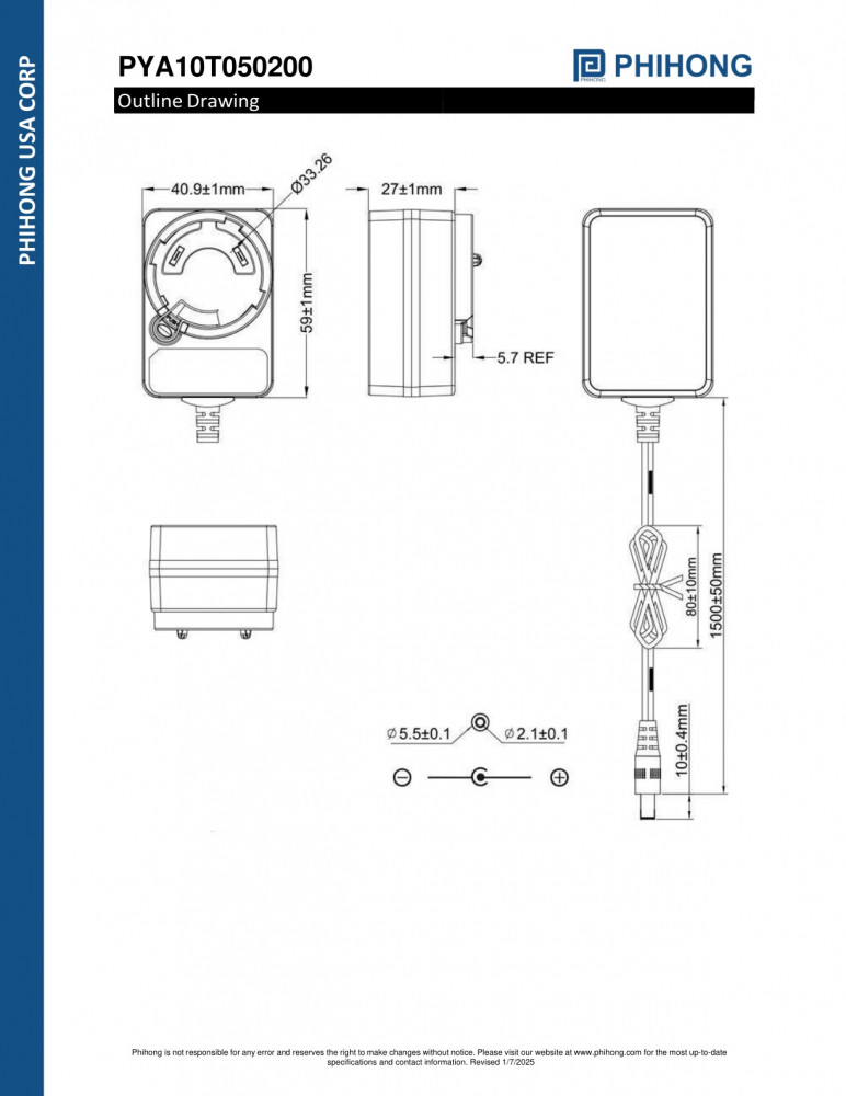 PYA10T050200 technical document, page 3