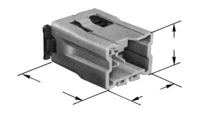YAZAKI 7257-9313-40 Rectangular Connector Housing for sale