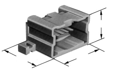 YAZAKI 7257-9313-40 Rectangular Connector Housing for sale