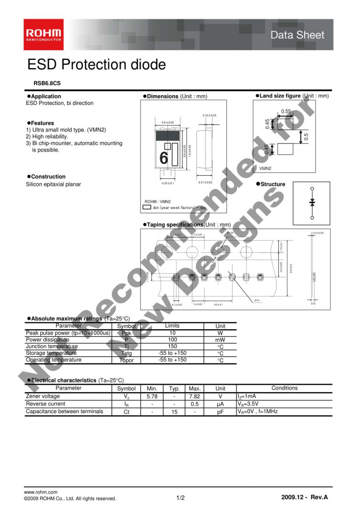 RSB6.8CST2RA document page 1