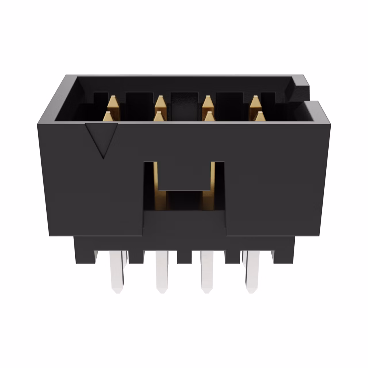 2.00mm Pitch, Milli-Grid PCB Header, Dual Row, Vertical, Through Hole, Shrouded, 8 Circuits, 0.38µm Gold (Au) Plating, 2.50mm Tail Length, Single Side Slot, Center Friction Lock, Tube for sale