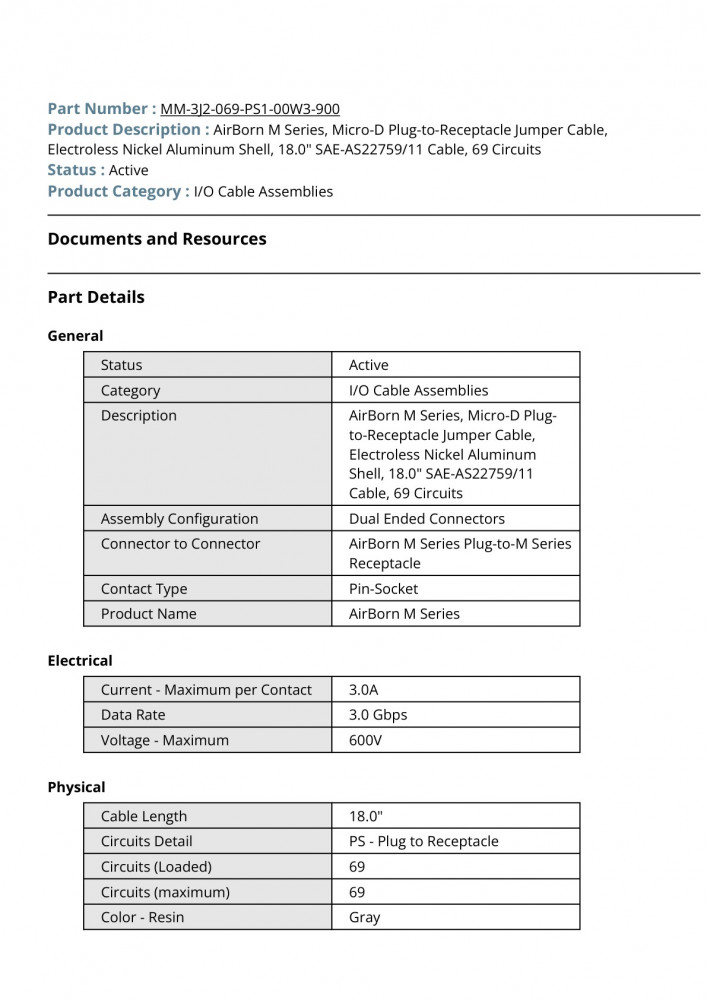 Technical document page 1