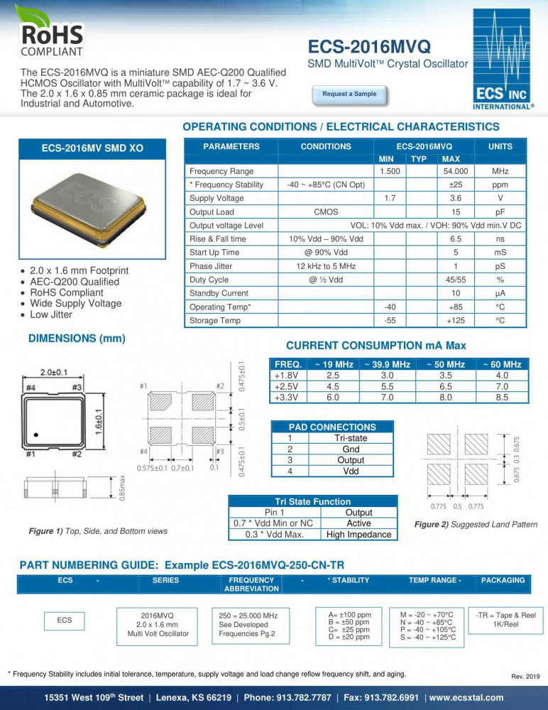 ECS-2016MVQ product document page 1