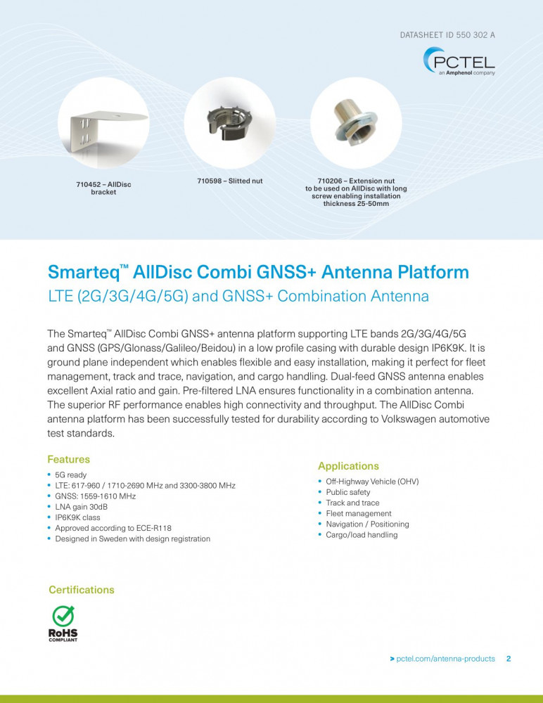 Antenna technical document, page 2