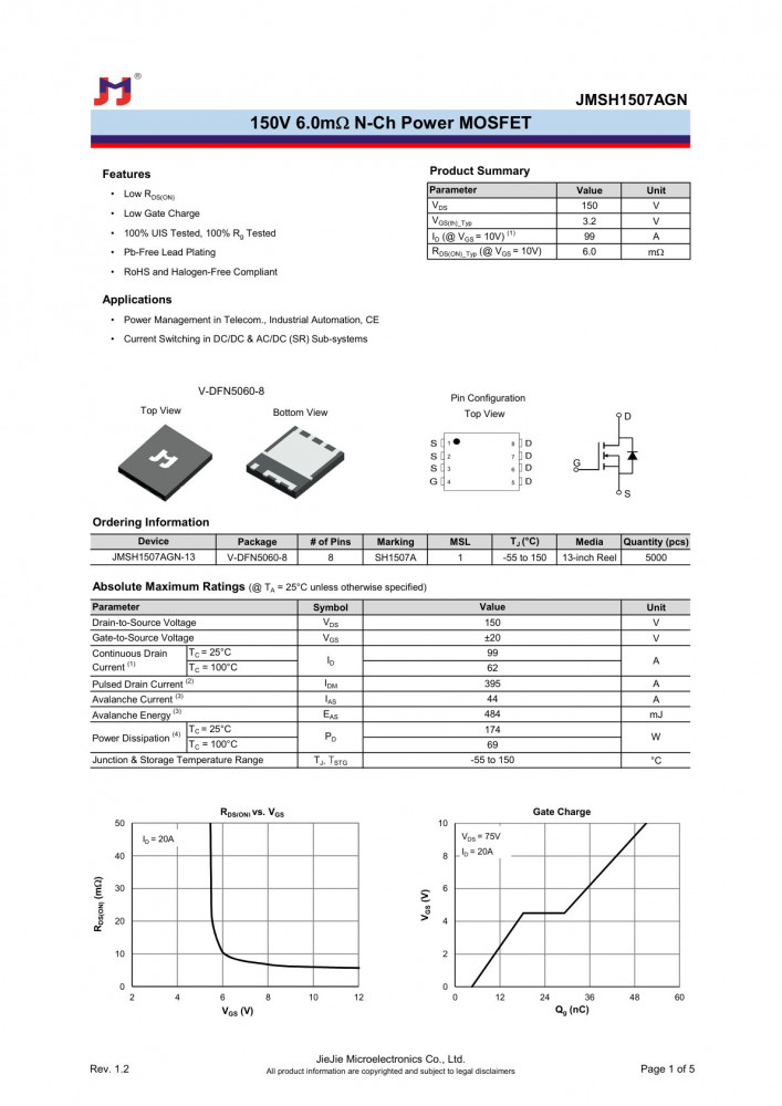 JMSH1507AGN-13 datasheet page 1