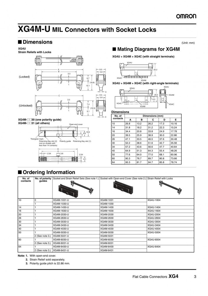 OMRON XG4M documentation page 3