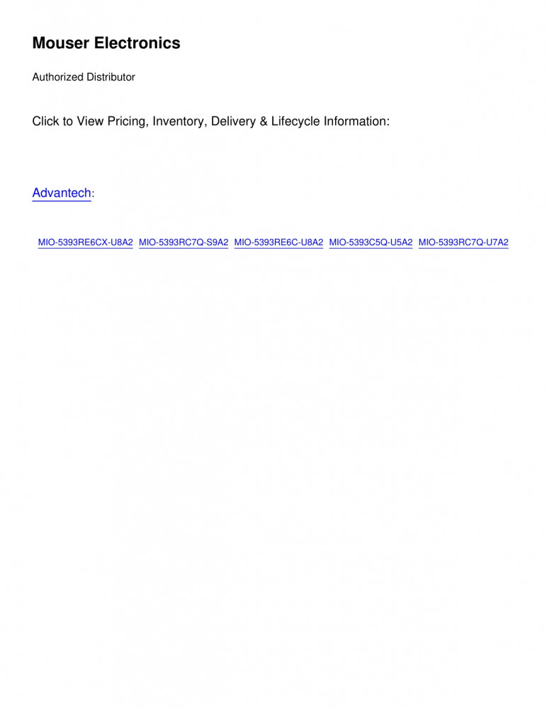 MIO-5393RE6C-U8A2 technical document page 7