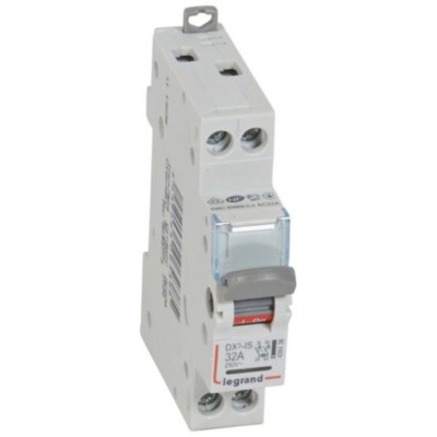 Isolating switch - 2P with indicator 250V~ - 32A - Main safety switch - 2P 400V~ AC 22A - IP20 front, screw terminals, 1 module for sale
