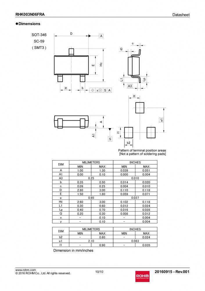 RHK003N06T146 datasheet page 10