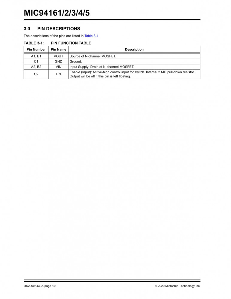 MIC94163 technical document page 10