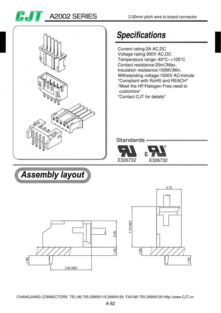 CJT A2002 series document page 1