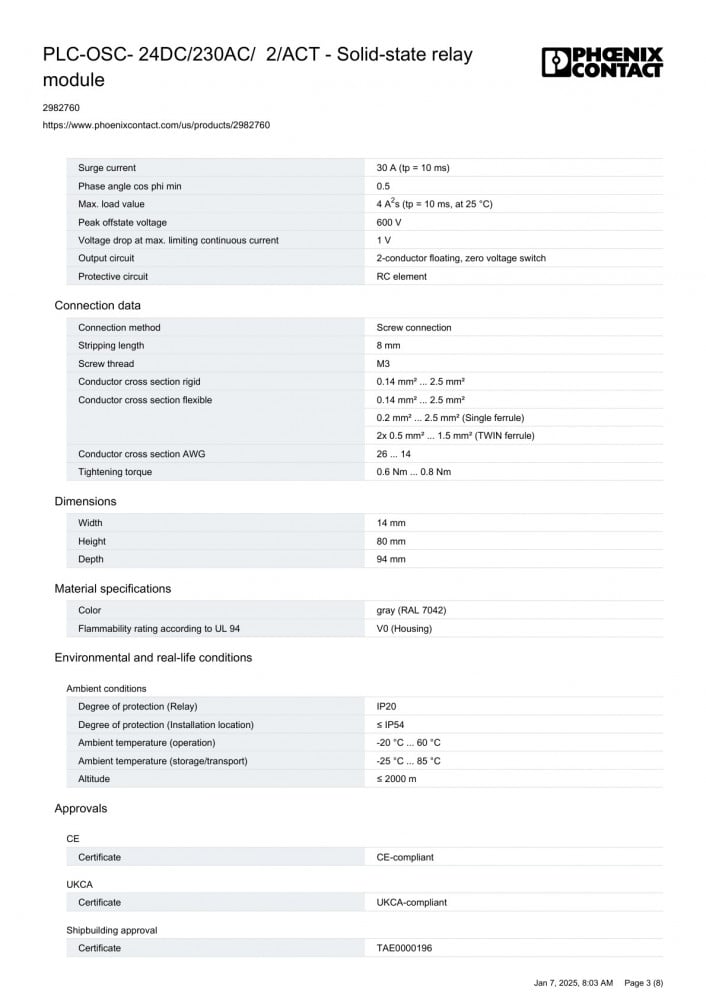 Phoenix Contact 2982760 document page 3