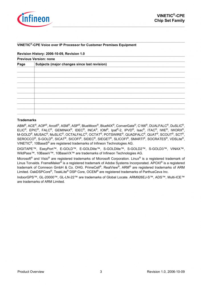 VINETIC CPE document page 3