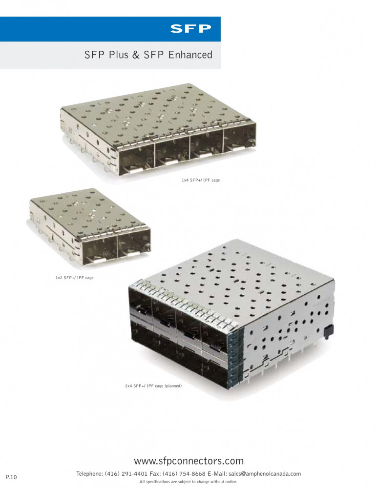 Amphenol SFP documentation page 6