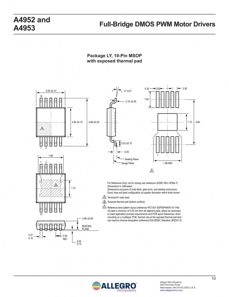 A4952 datasheet page 10