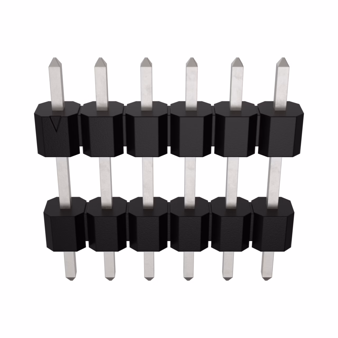KK 254 PCB Header, Single Row, Dual Body, Through Hole, Vertical, 6 Circuits, 2.50µm Tin (Sn) Plating, 8.90mm Stacking Height, Tray Packaging, Lead-Free for sale