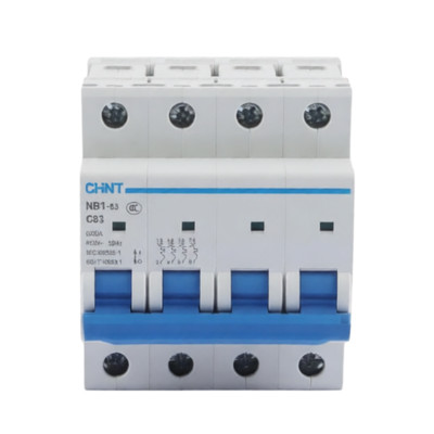 CHINT NB1-63 4P C63 6kA(R) Miniature Circuit Breaker for sale
