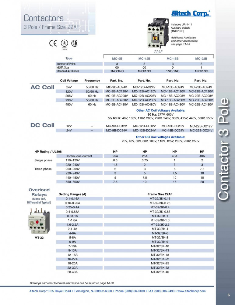 Altech MC Series document page 5