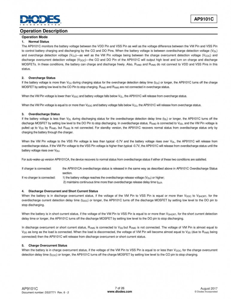 AP9101C datasheet page 7