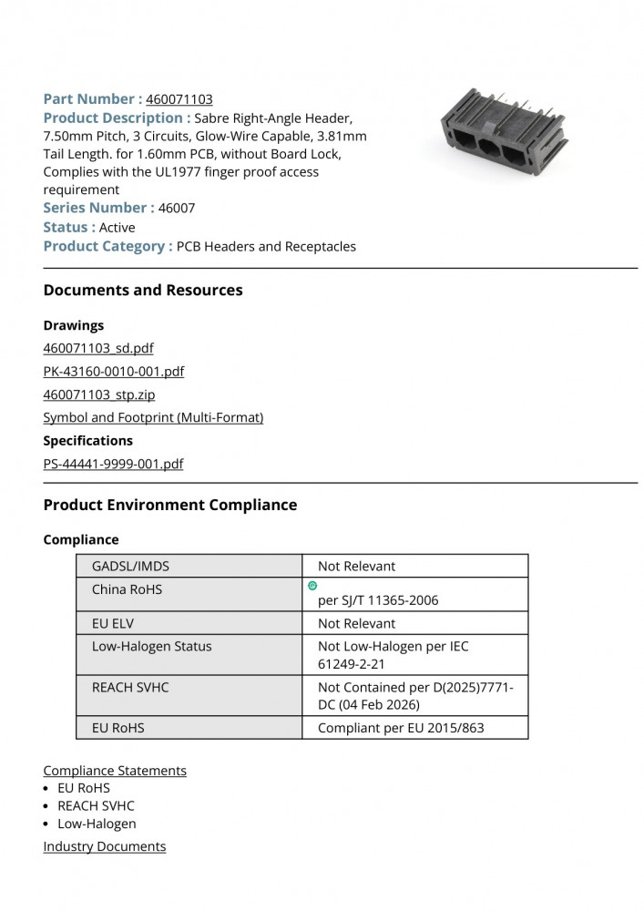 Product document preview page 1