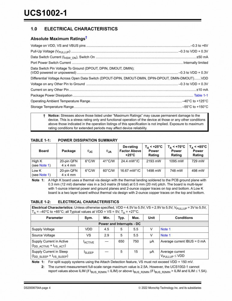 UCS1002-1 datasheet page 4