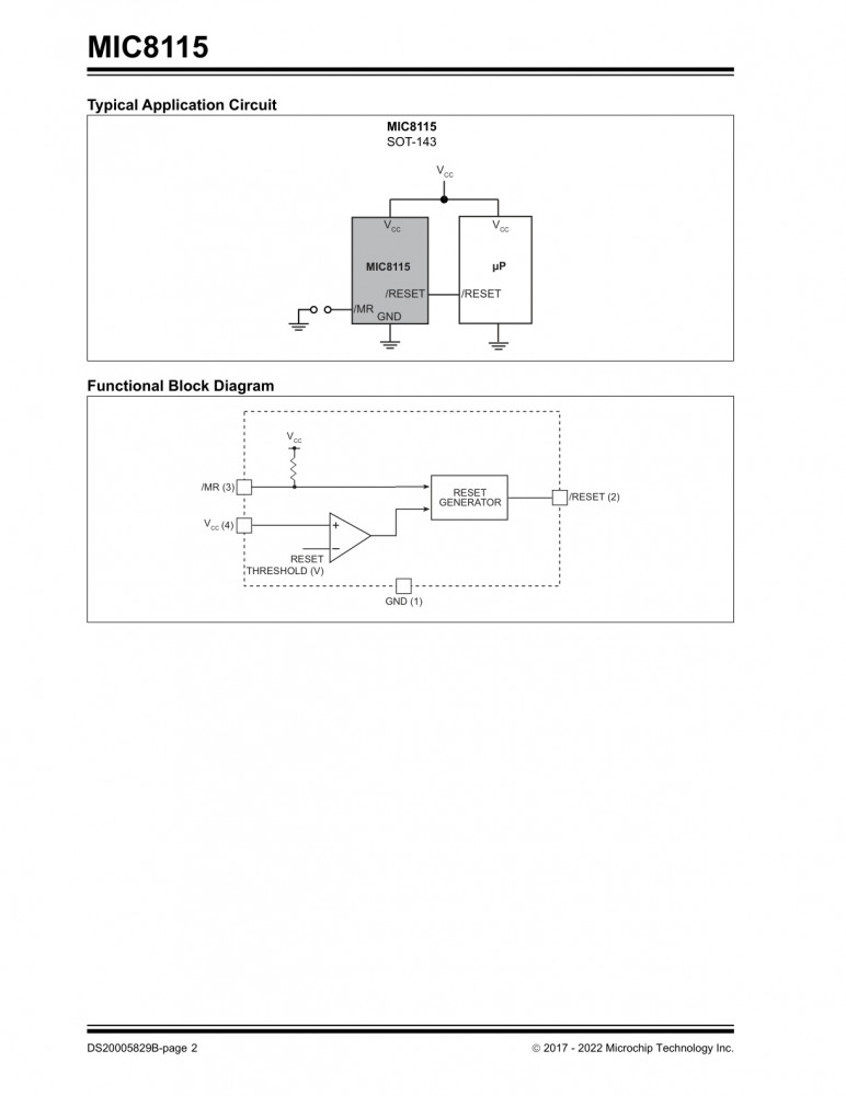 MIC8115 datasheet page 2