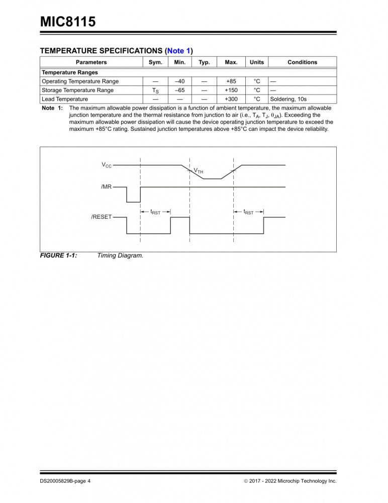 MIC8115 datasheet page 4