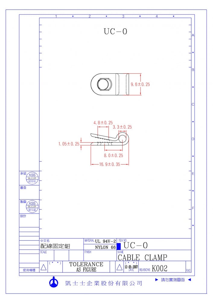 KSS UC-0 technical document
