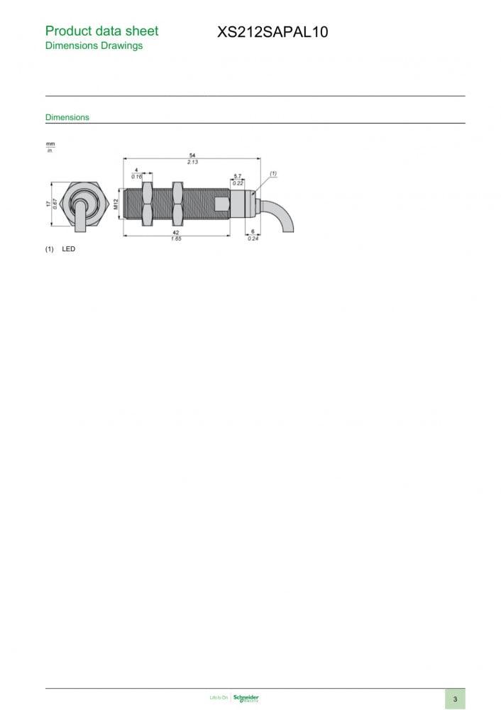 XS212SAPAL10 technical document page 3