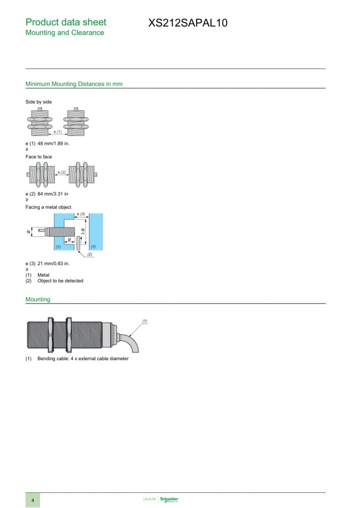 XS212SAPAL10 technical document page 4