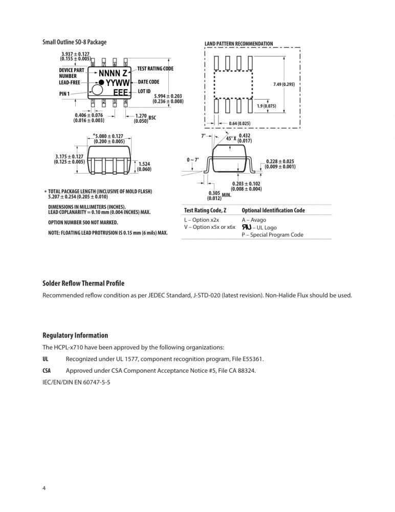 HCPL-7710 datasheet page 4