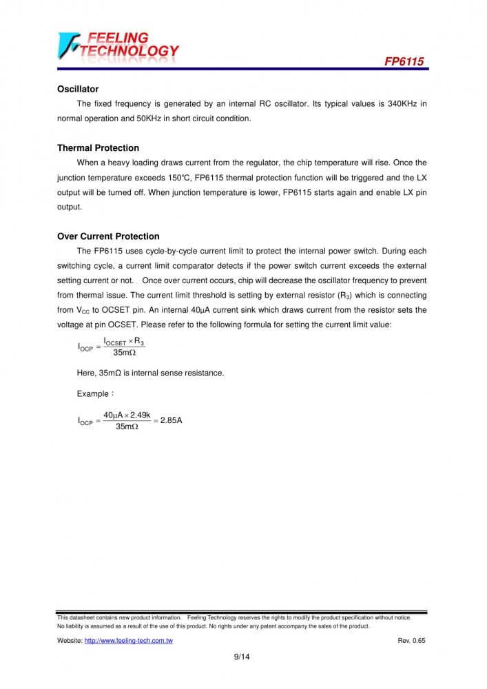 FP6115DR-G1 datasheet page 9