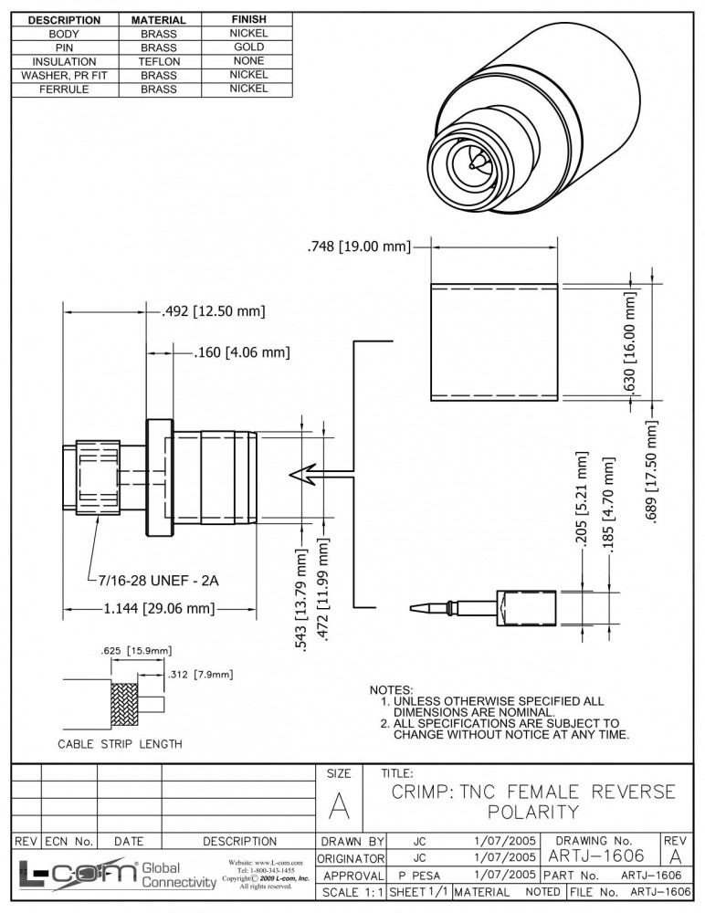 ARTJ-1606 technical document preview