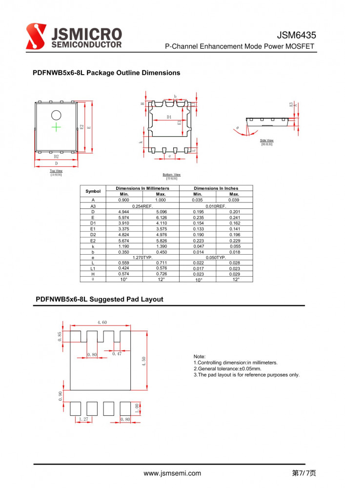 JSM6435 datasheet page 7
