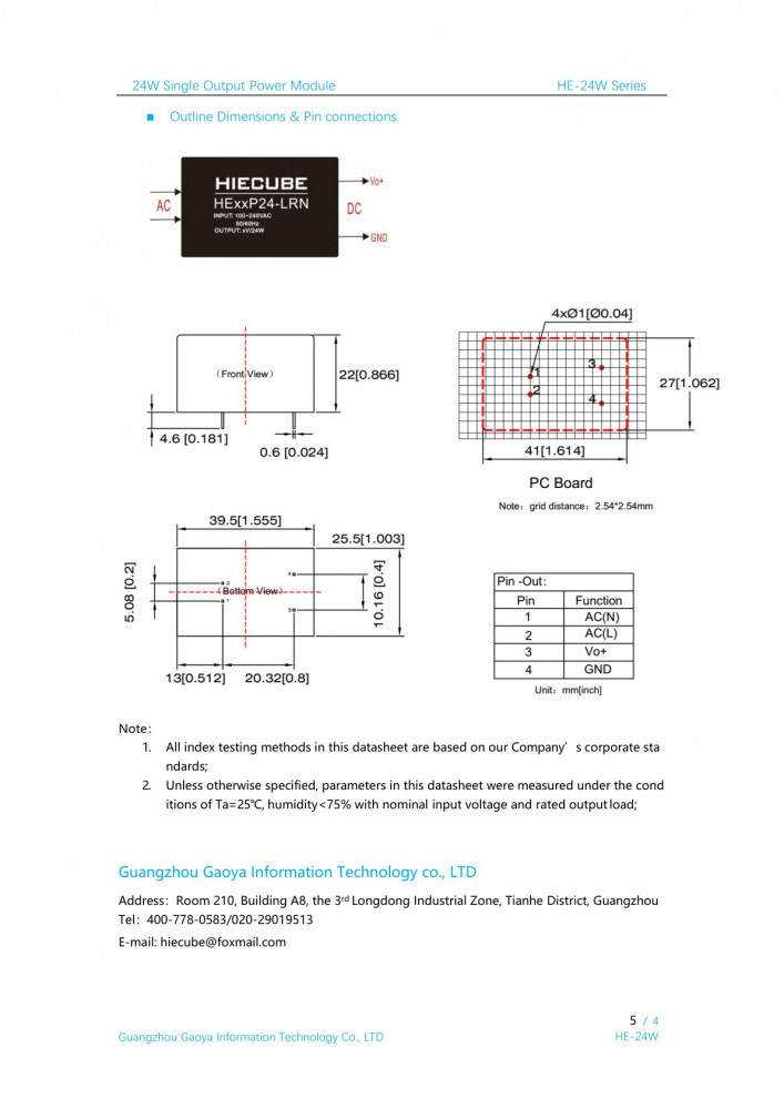HE05P15LRN datasheet page 5