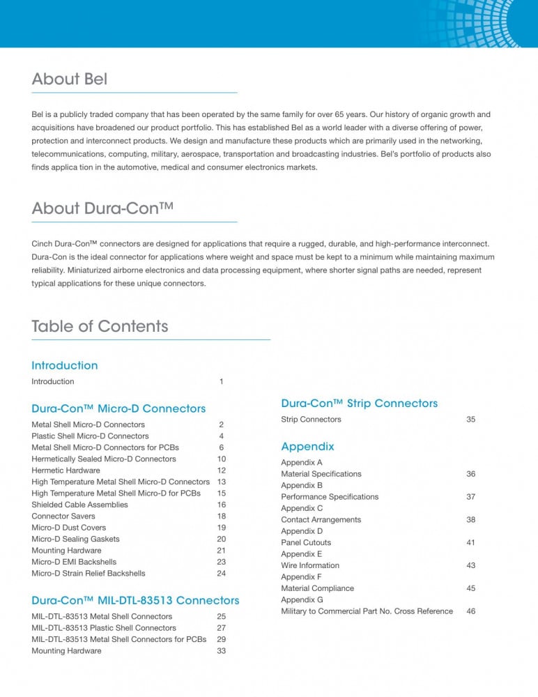 CINCH Dura-Con catalog page 2