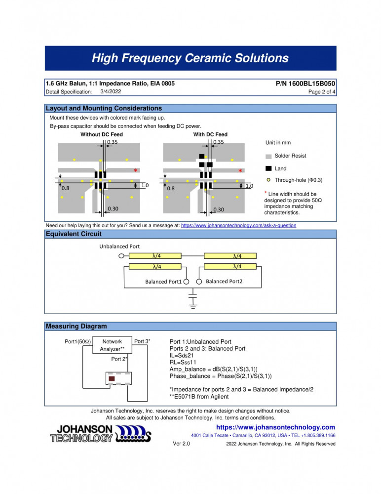 1600BL15B050E datasheet page 2