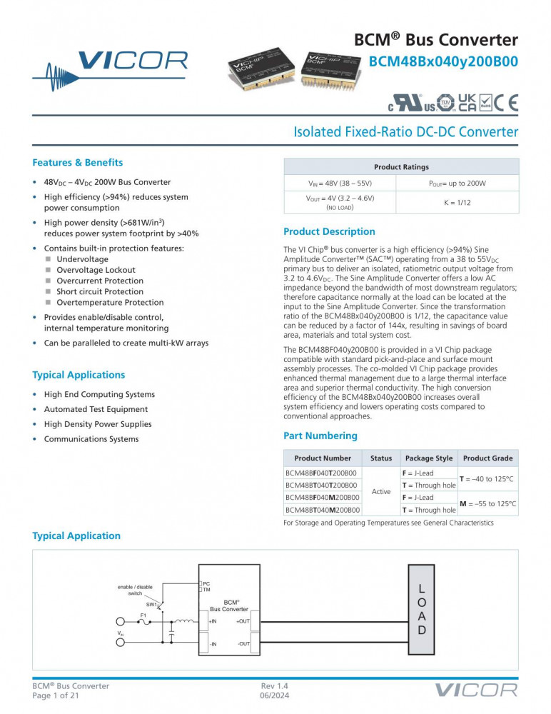 BCM48BF040T200B00 document page 1