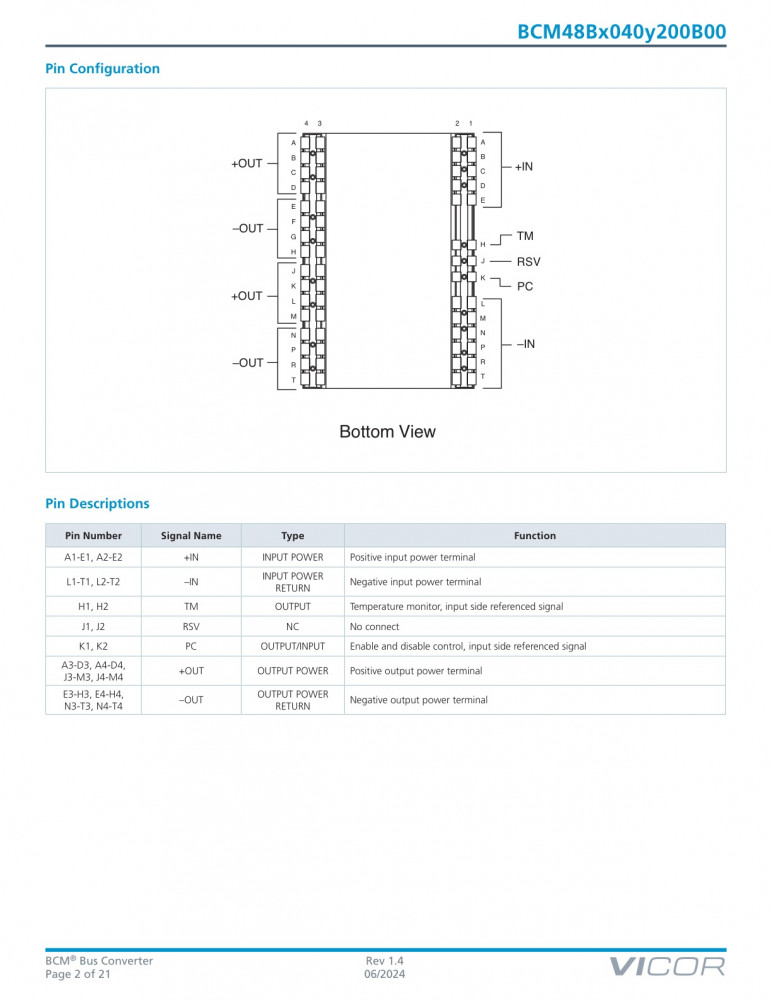 BCM48BF040T200B00 document page 2