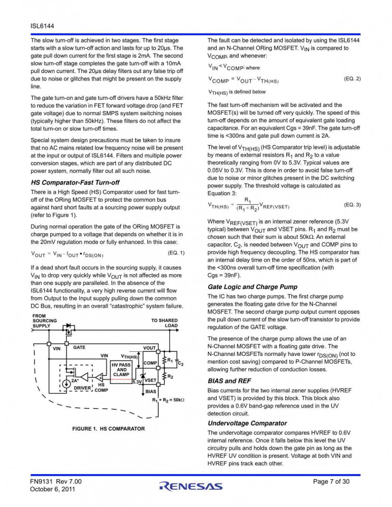ISL6144 datasheet page 7