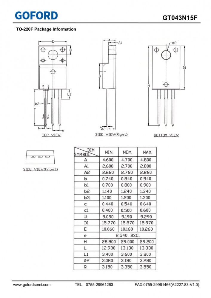 GT043N15F datasheet page 6