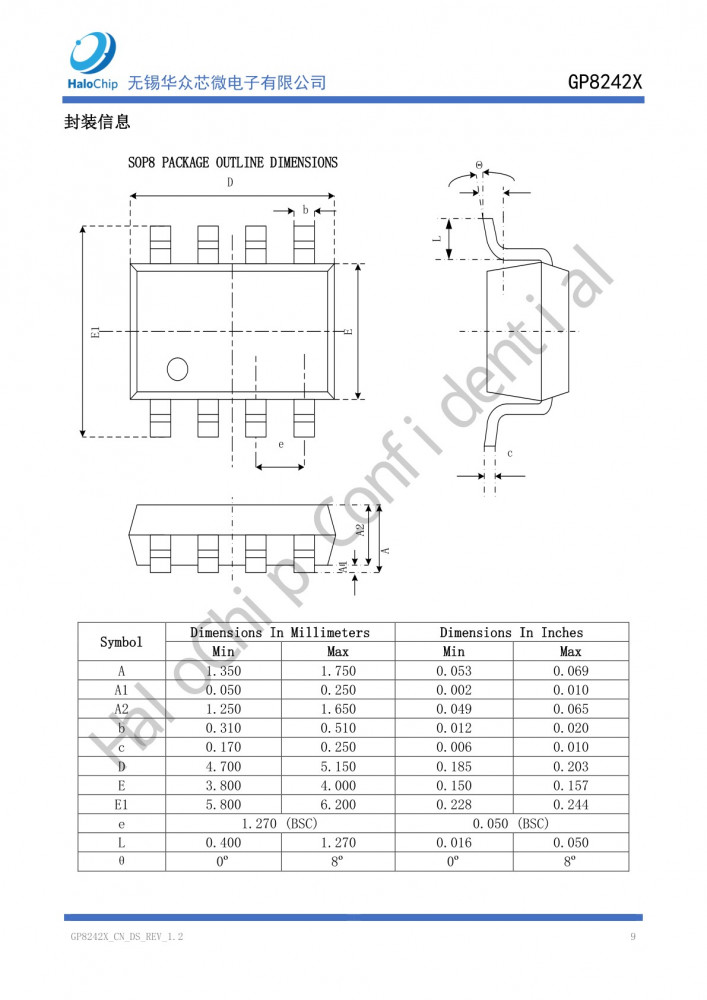 GP8242J datasheet page 9