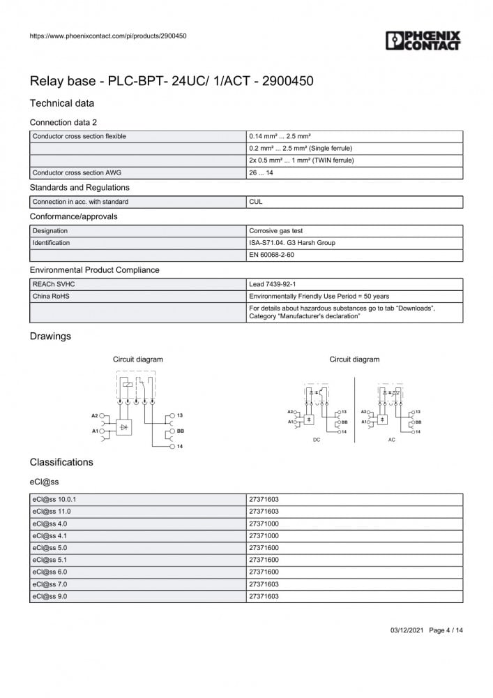 Phoenix Contact 2900450 document page 4