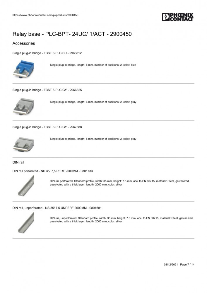 Phoenix Contact 2900450 document page 7