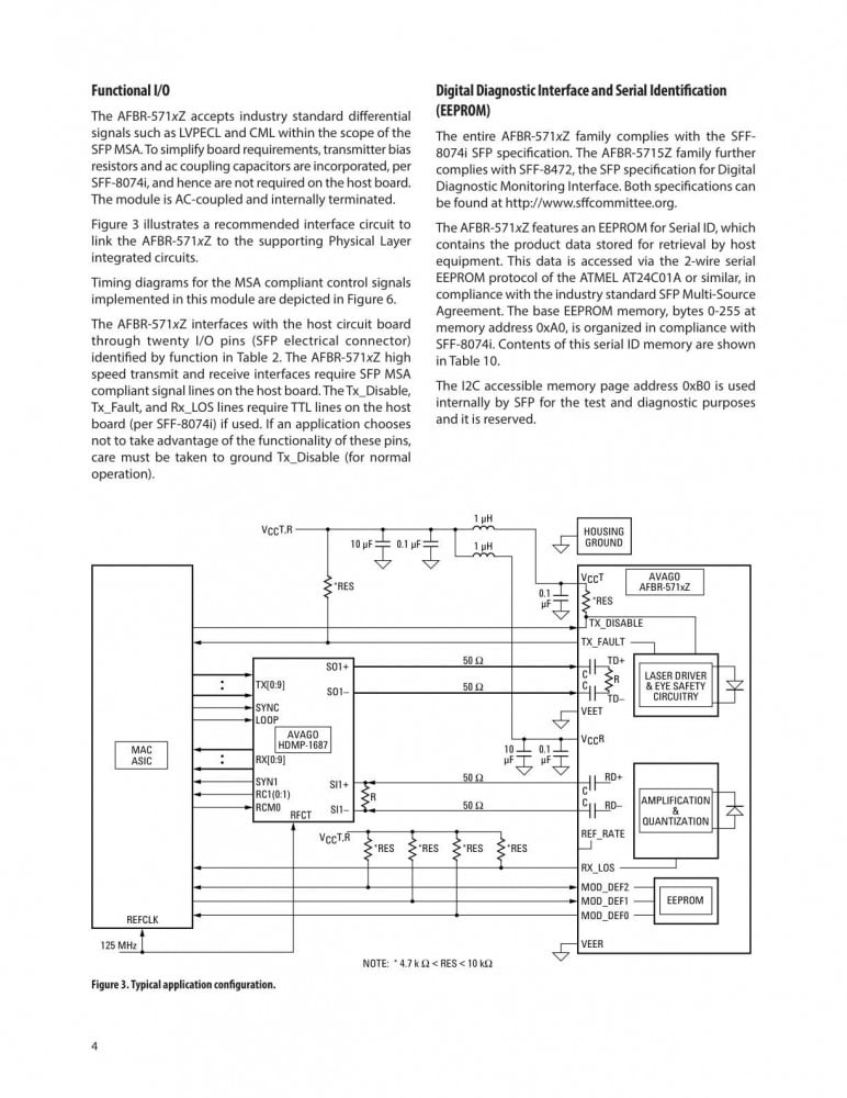 AFBR-5710APZ datasheet page 4