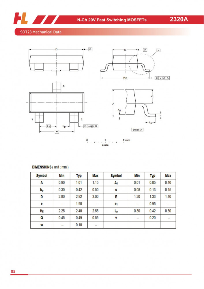 HL 2320A datasheet page 5