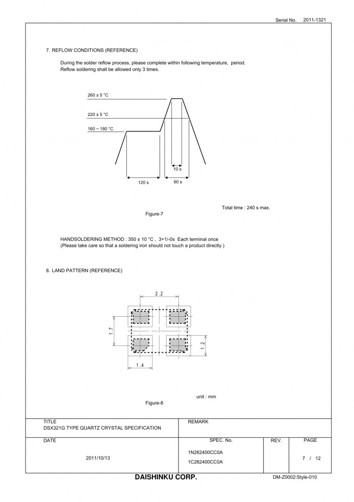 DSX321G specification page 8